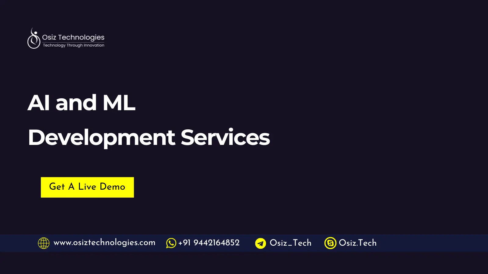 AI and ML Development Company | Osiz